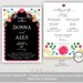 Fiesta Wedding Program Fan Template Destination Wedding - Etsy