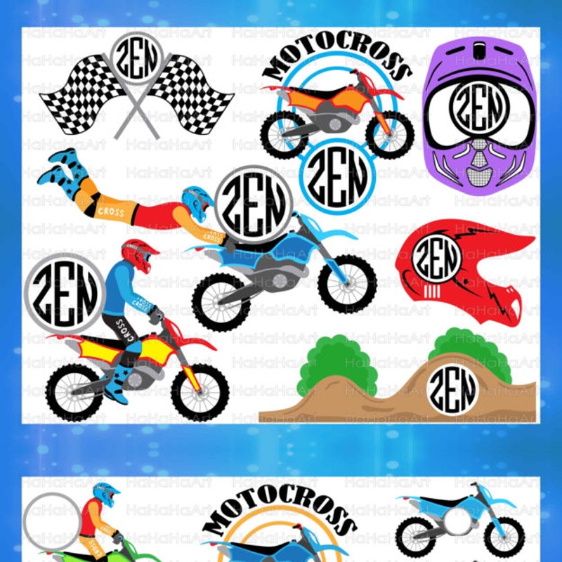 Motor Cross Svg - Etsy