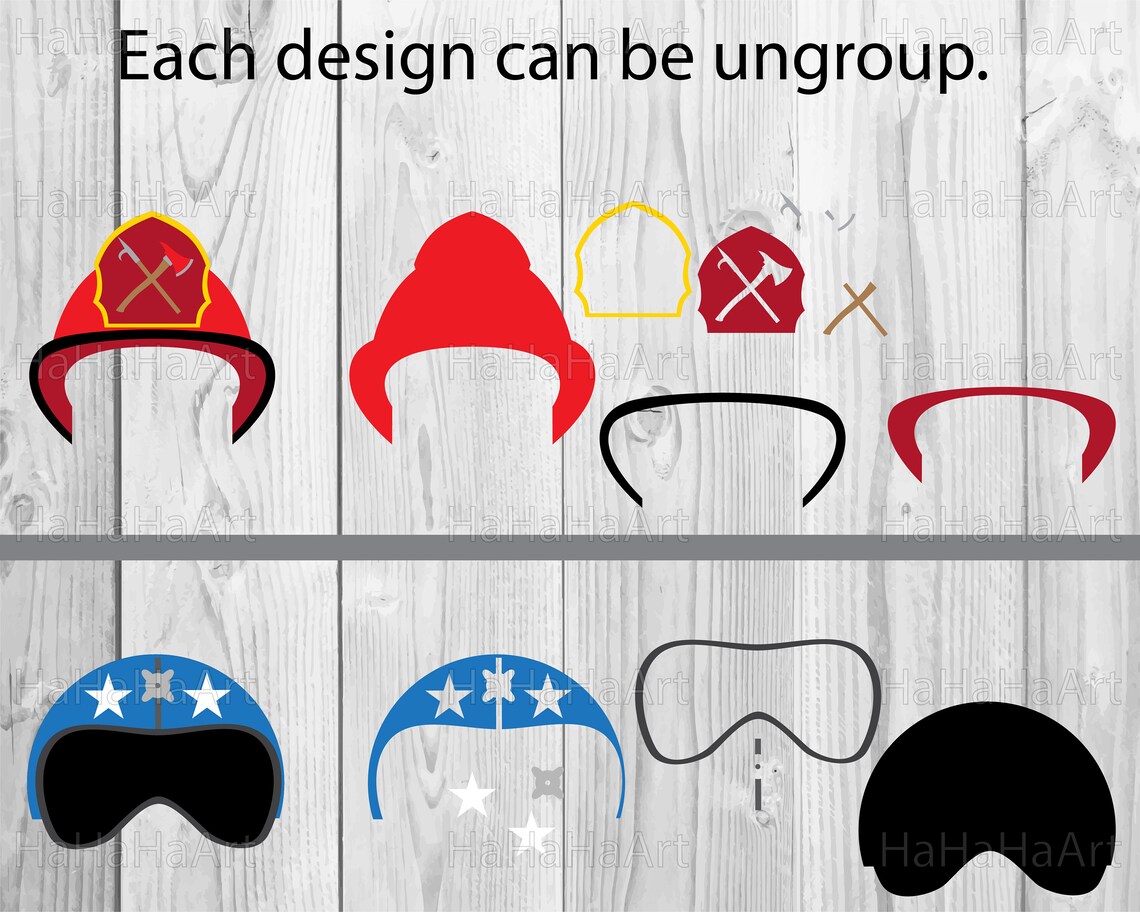 Job Photo Booth Props: Professions Party, SVG JPG PDF Files - Etsy