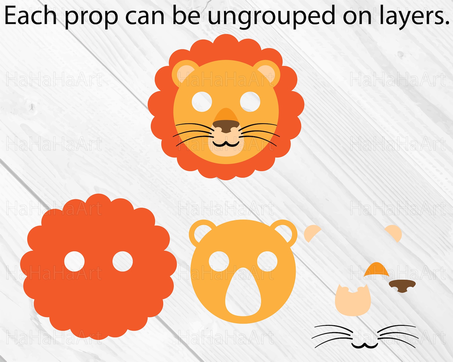 Circus Props - Clipart / Cutting Files Svg Png Jpg Digital Graphic ...