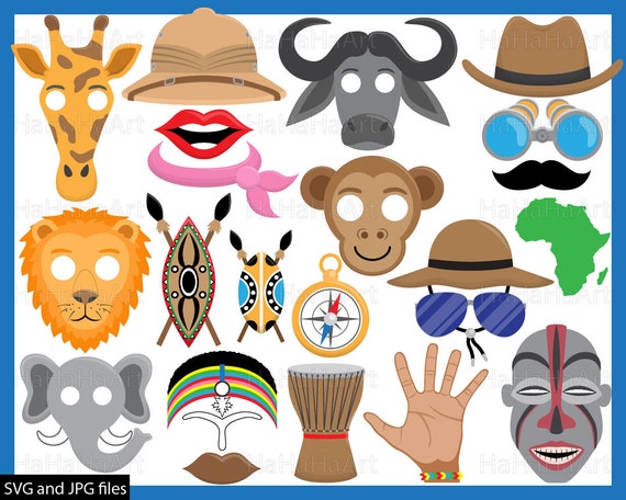 Africa Props Cutting Files SVG JPG Digital Graphic Design - Etsy