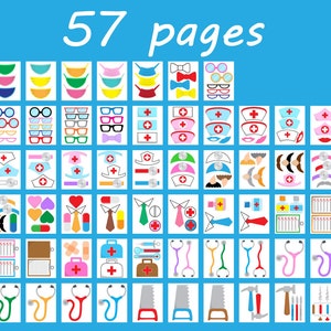 Doctor Props - Clipart PDF JPG Digital Graphic Design Commercial Use ...