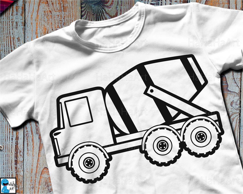 Cement Truck Monogram Clip Art / Cutting Files Svg Png Jpg - Etsy