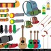 Camping Set Clipart - Digital Clip Art Graphics Personal Commercial Use ...