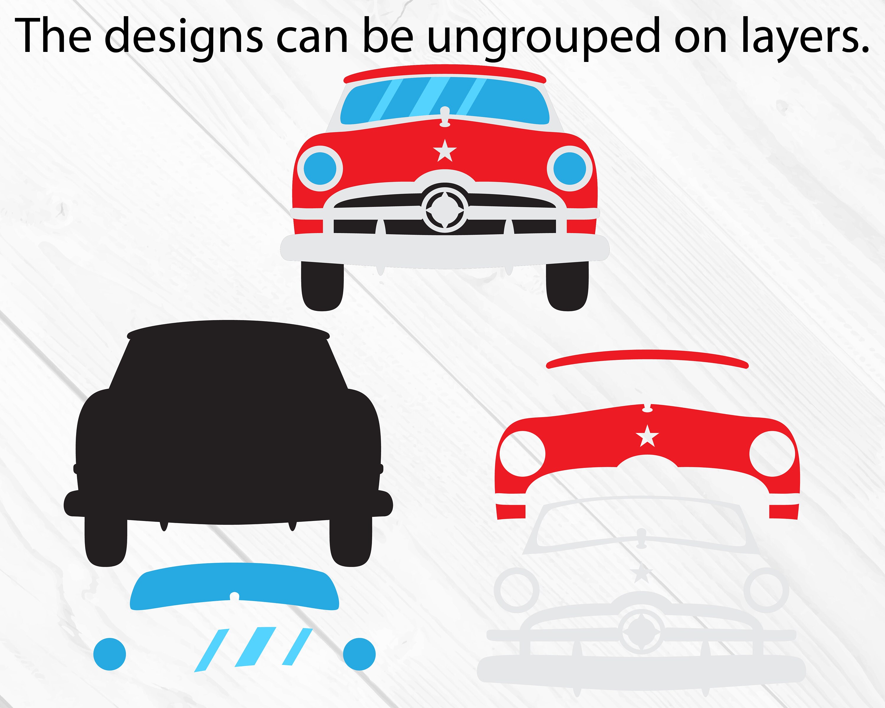 The 50s Clipart / Cutting Files Svg Png Jpg Dxf Eps Digital | Etsy