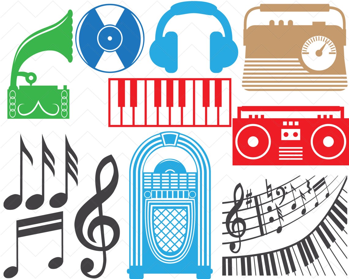 The Best Music Monogram Digital Cutting Files Svg Png Eps - Etsy