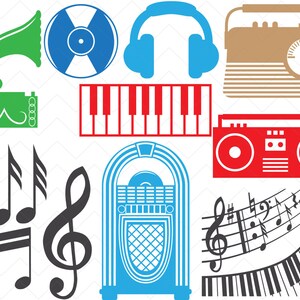 The Best Music Monogram - Digital Cutting Files Svg Png Eps Jpg Dxf ...