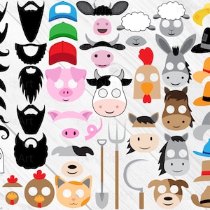 Farm Props Clipart / Cutting Files svg jpg digital graphic design ...