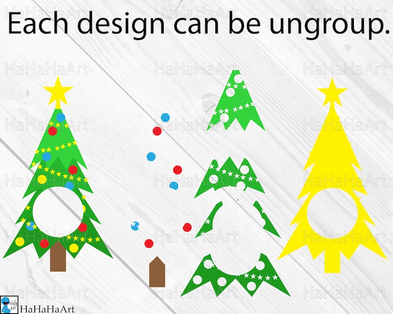 Christmas Designs Clip Art / Cutting Files Svg Eps Dxf Png | Etsy