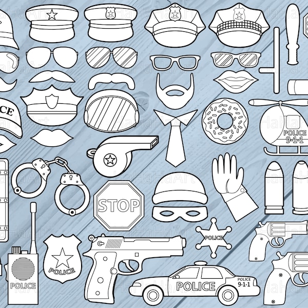 Police Svg - Etsy