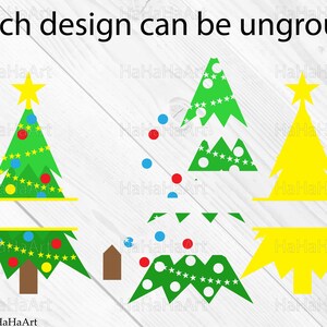 Split Christmas Designs - Clip Art / Cutting Files Svg Eps Dxf Png Jpg ...