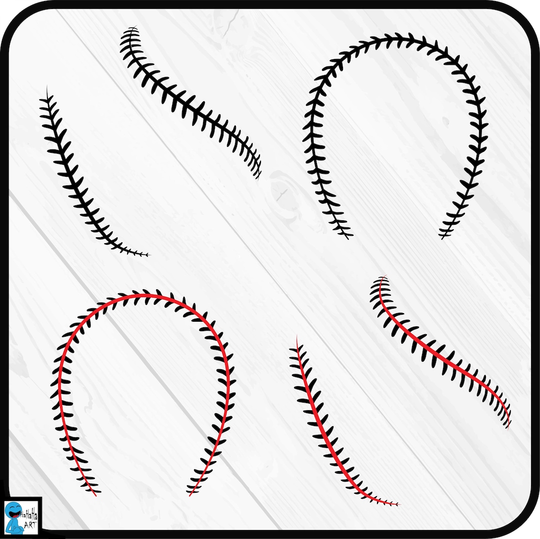 Baseball Ball Stitches Clipart / Cutting Files Svg Png Jpg Dxf Eps ...