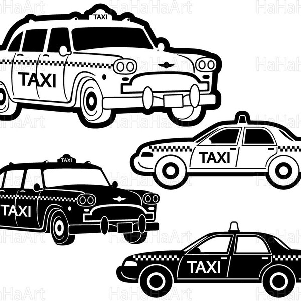 Nyc Taxi Svg - Etsy