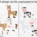 Farm Animals Clipart / Cutting Files Svg Png Jpg Dxf Eps Digital ...