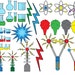 Crazy Scientist Set Clipart - Digital Clip Art Graphics, Personal ...