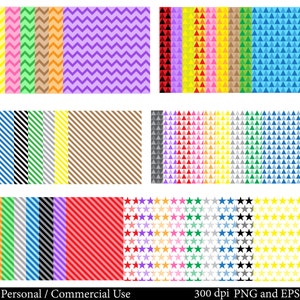 Paper Design Set Clipart Digital Clip Art Graphics, Personal ...