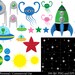 Space Set Clipart Digital Clip Art Graphics Personal Commercial Use ...
