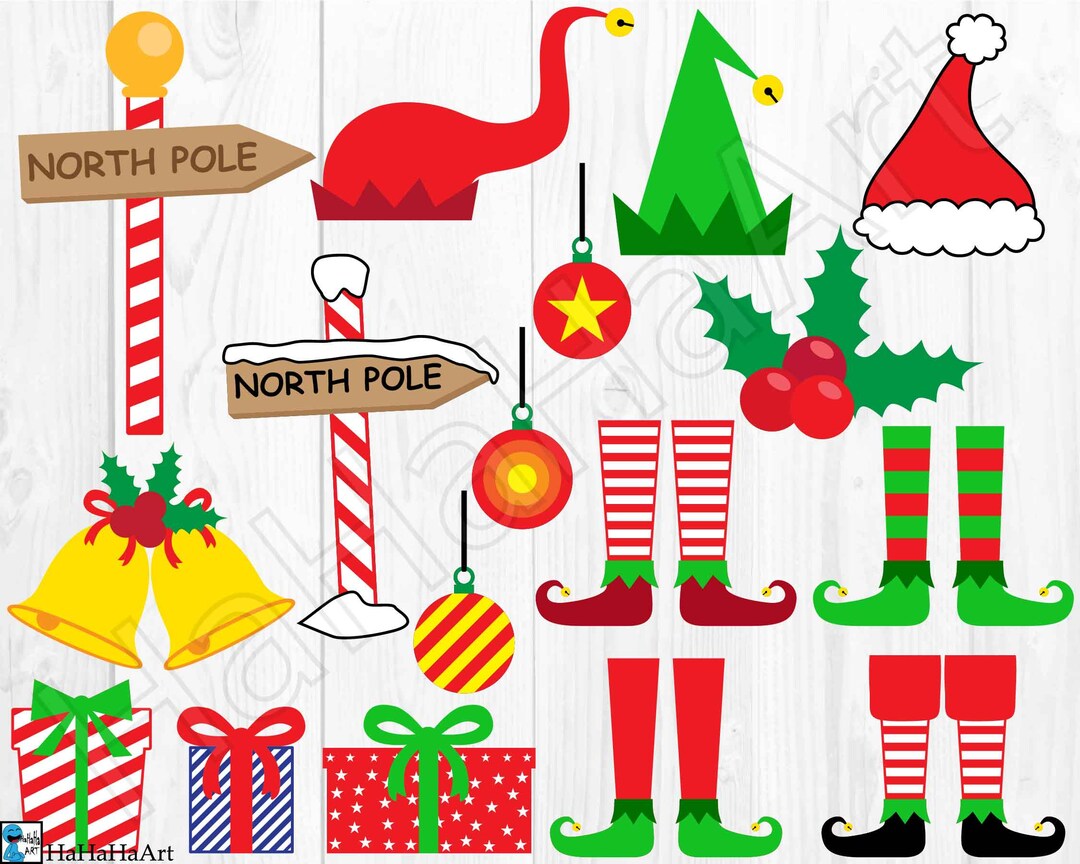 Santa's Little Helpers Clipart / Cutting Files Svg Png Jpg Dxf Eps ...