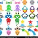 Alien Props Set 1 Set Clipart Digital Clip Art Graphics Personal ...