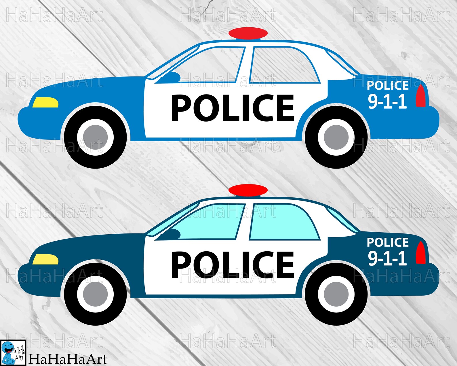 Police Cars Clip art / Cutting Files svg eps dxf png jpg | Etsy