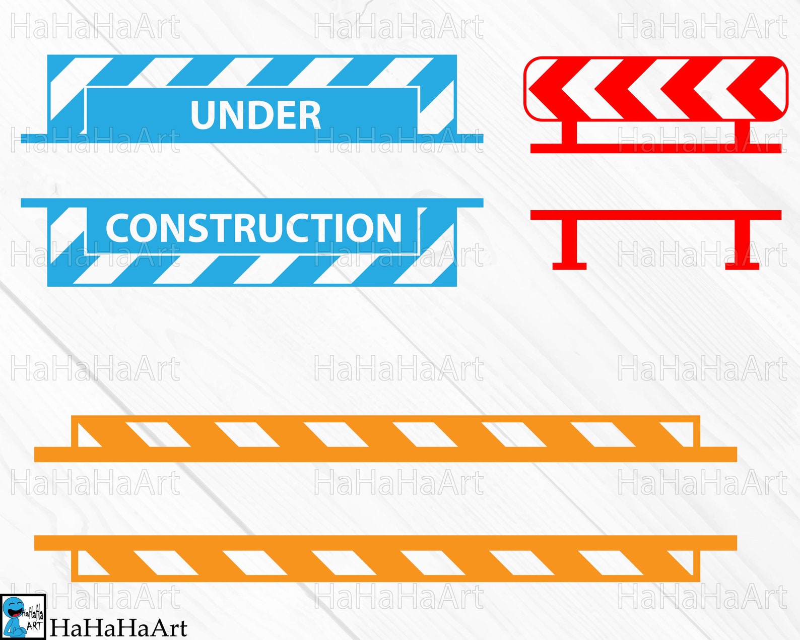 Split Construction Monogram V1 Clipart / Cutting Files Svg - Etsy