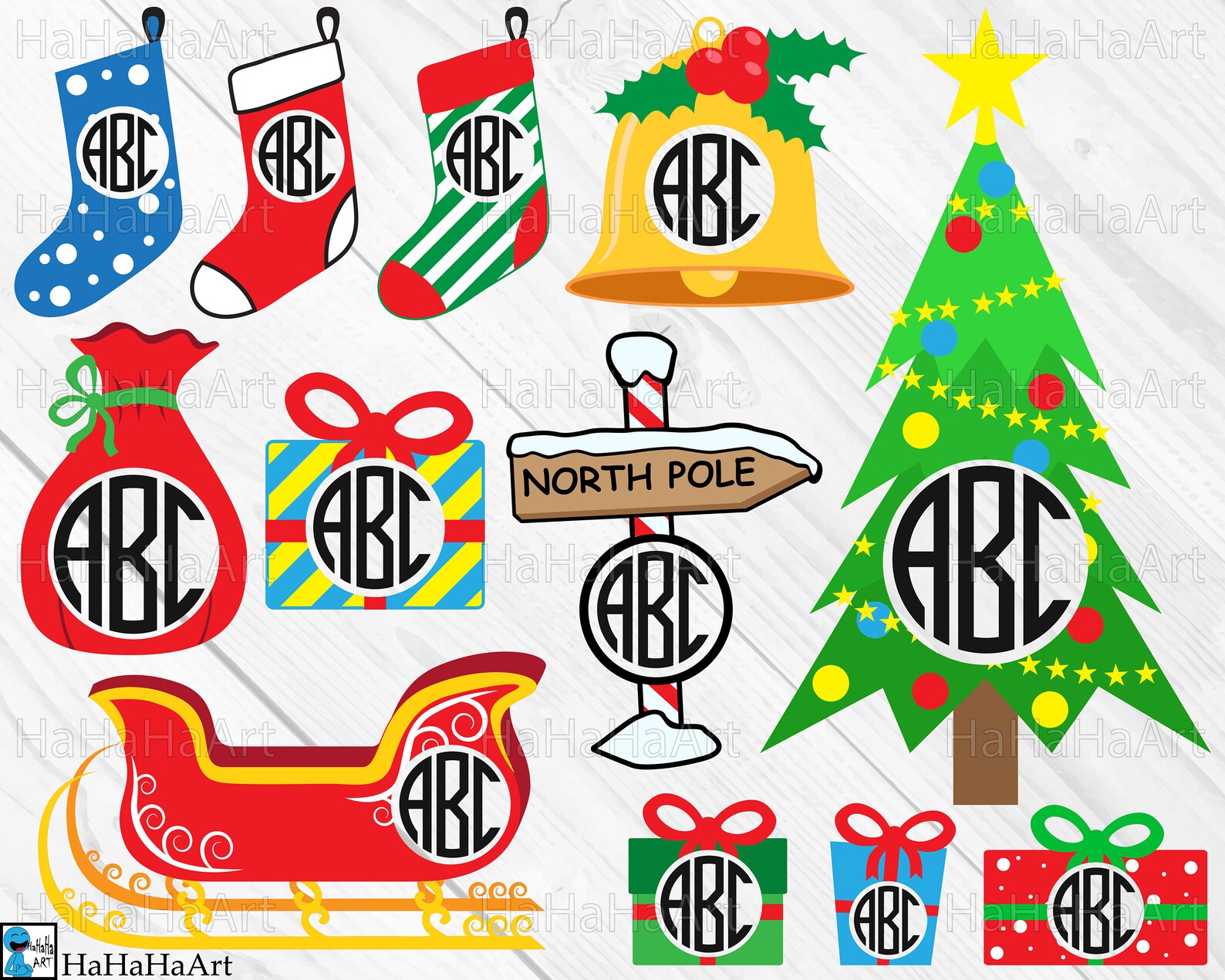 Christmas Designs - Clip Art / Cutting Files Svg Eps Dxf Png Jpg ...