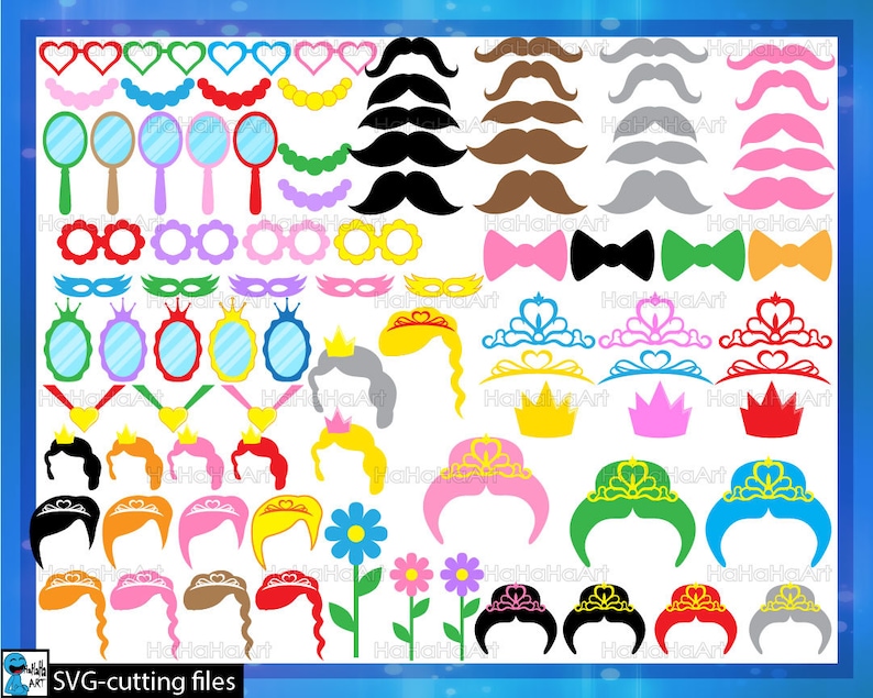 Princess Props Cutting Files SVG JPG Digital Graphic Design | Etsy