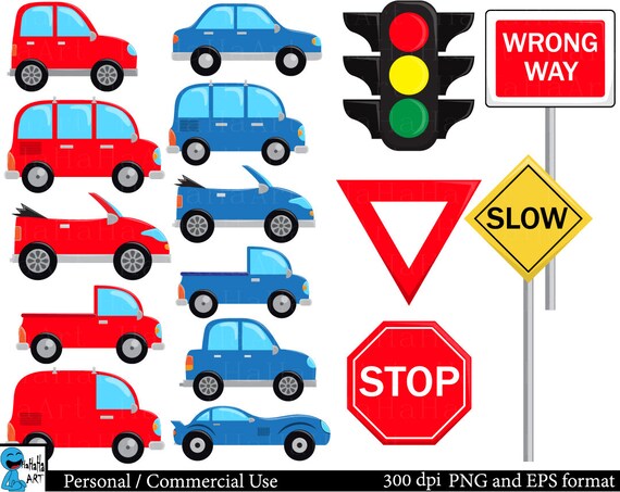 Slow Car Clipart