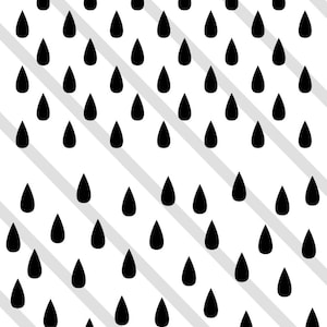 Monogram Funny Rain Black Cutting Files Svg Png Jpg Eps Dxf Digital ...