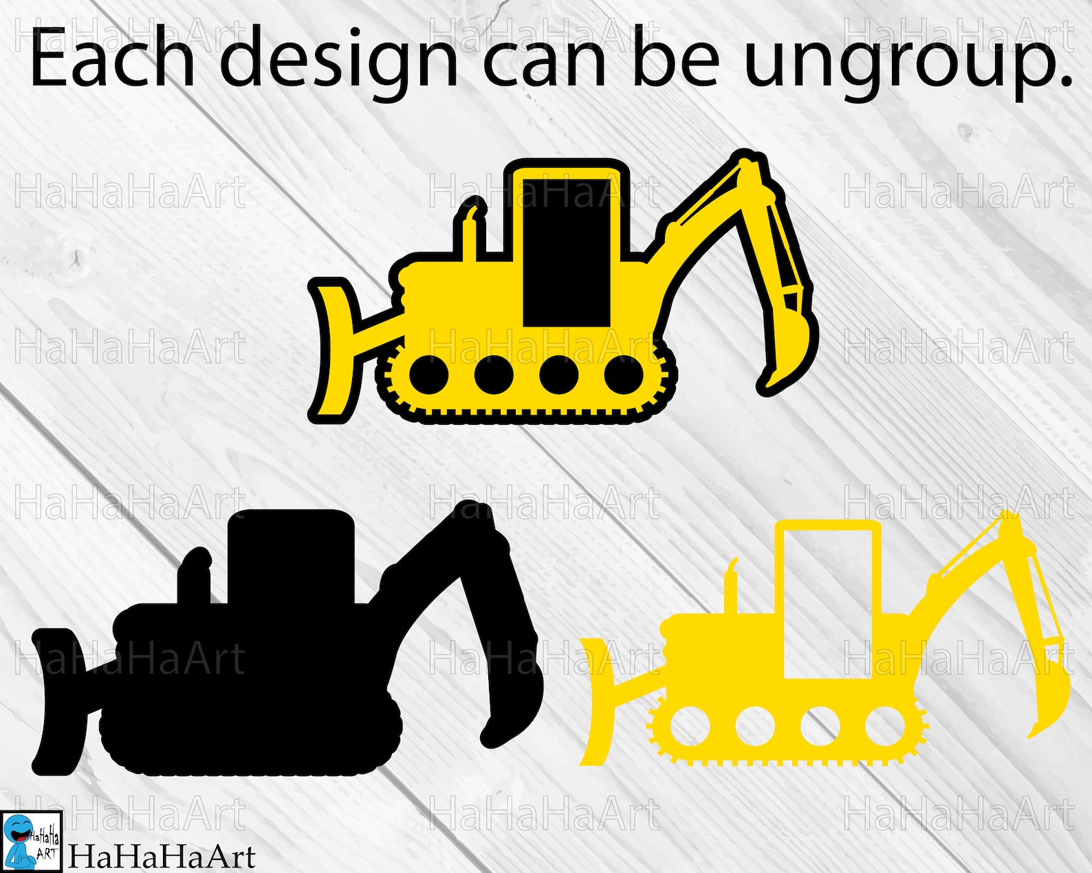 Construction Machines Clip Art / Cutting Files Svg Eps Dxf - Etsy