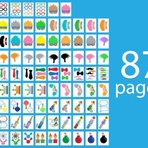 Crazy Lab Props Clipart PDF JPG Digital Graphic Design Commercial Use ...