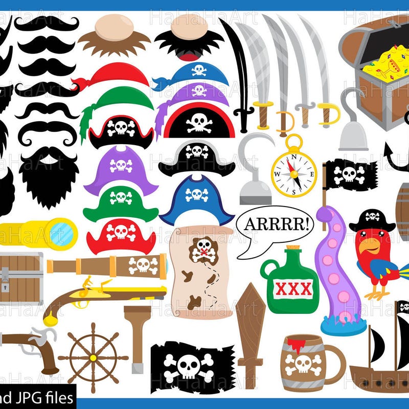 Pirate Photo Booth - Etsy