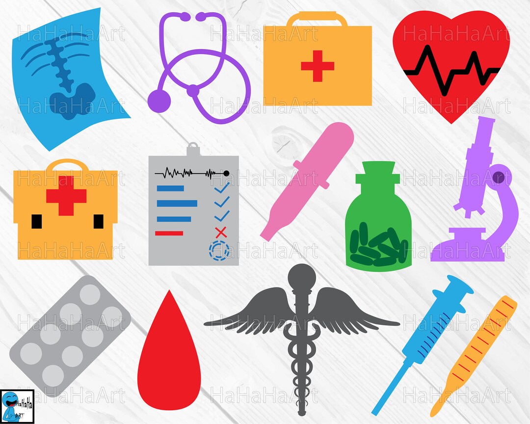 Medical Clipart – Doctor Monogram Svg Png Dxf Jpg, Commercial Use ...