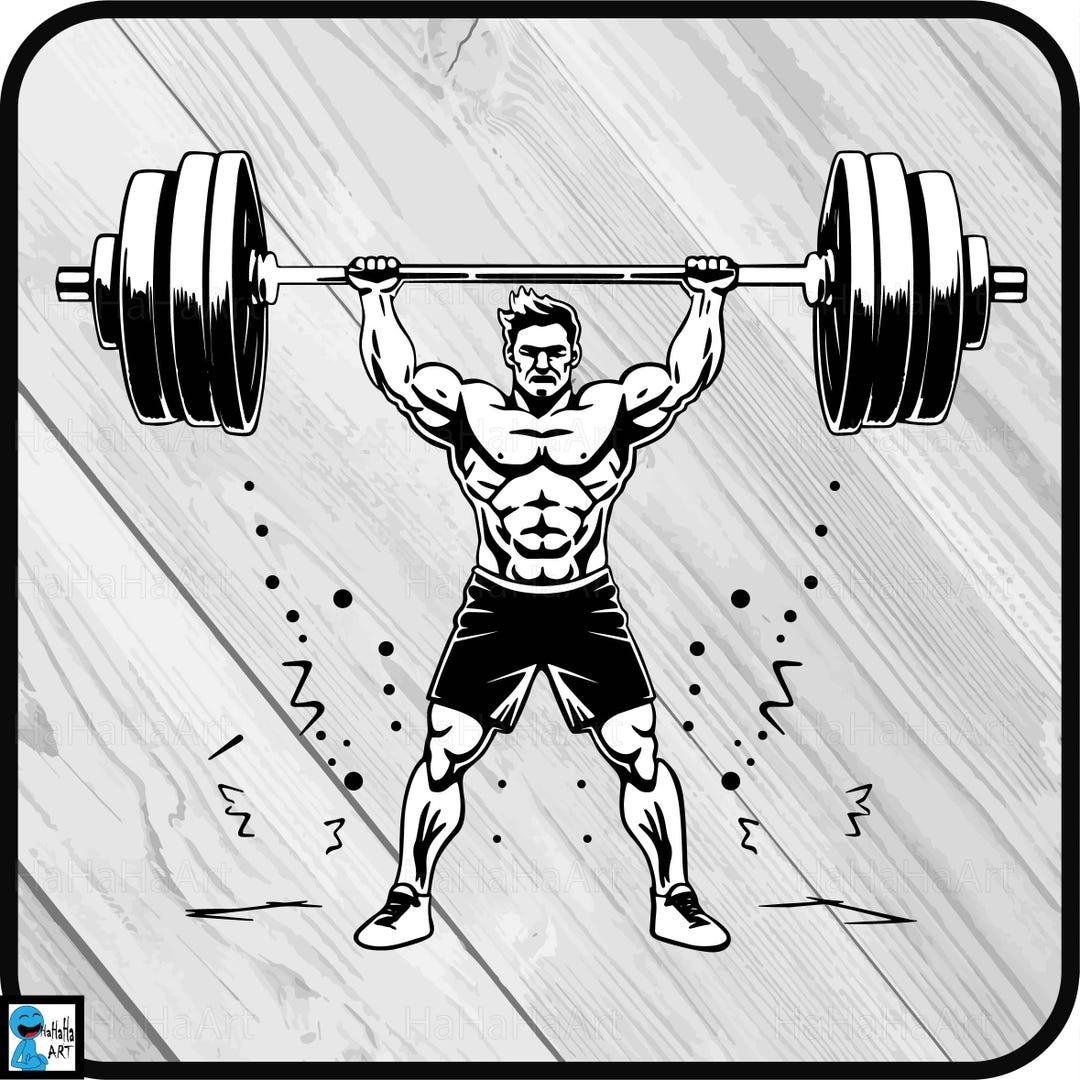 Gym Bro - Clipart / Cutting Files Svg Png Jpg Digital Graphic Design ...