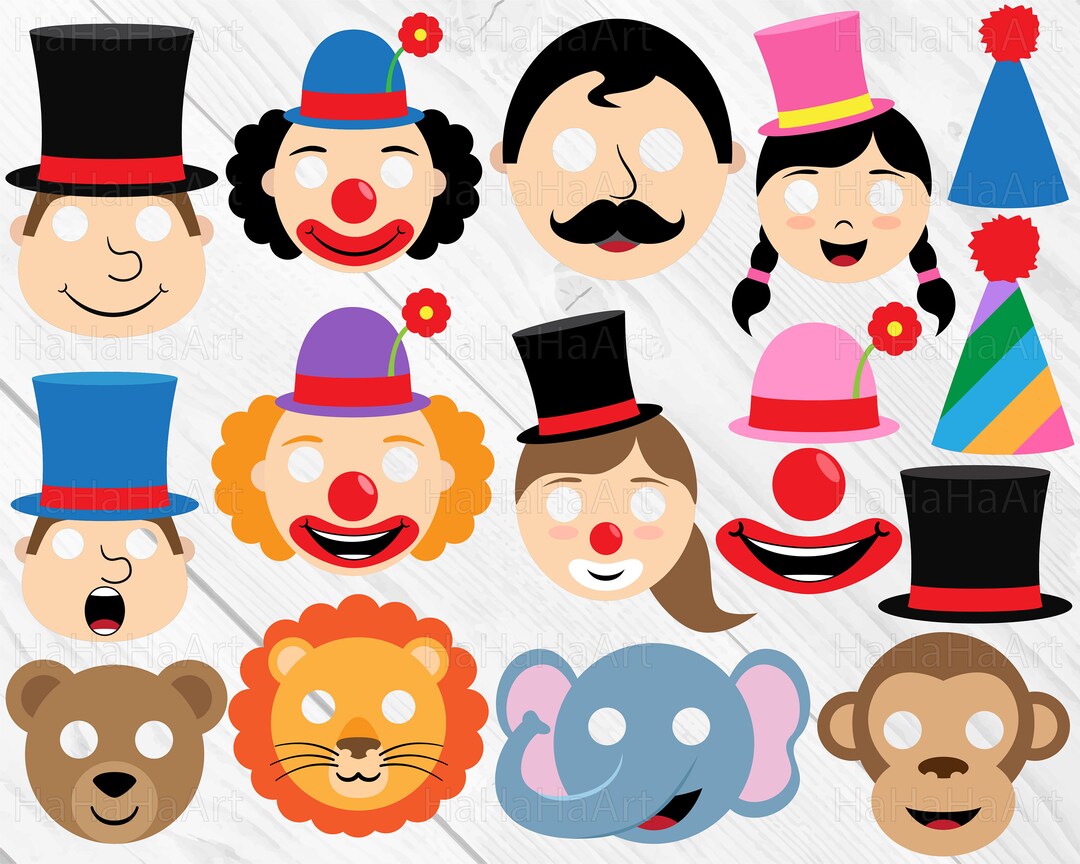 Circus Props Clipart / Cutting Files Svg Png Jpg Digital Graphic Design ...