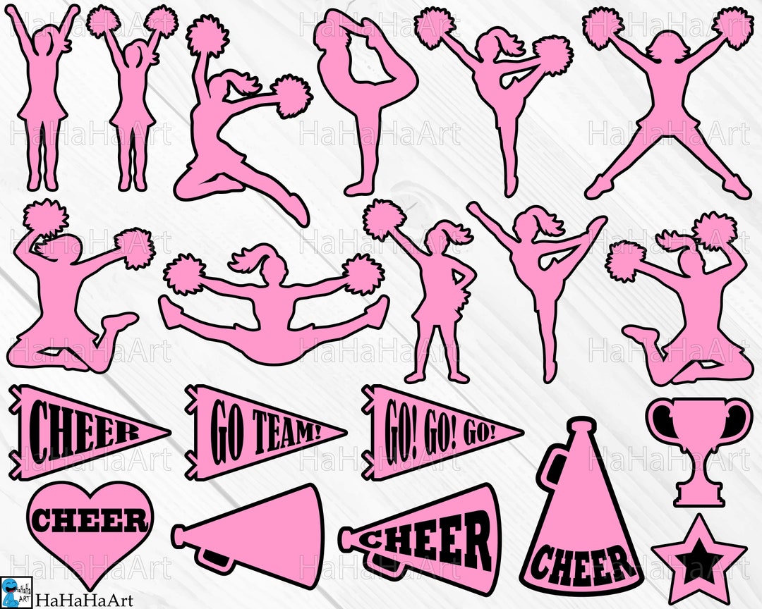 Cheer Monogram Designs - Clipart / Cutting Files Svg Png Jpg Dxf Eps ...