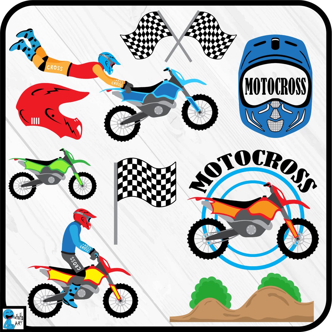 Motocross - Cutting Files Svg Png Jpg Eps Digital Graphic Design ...