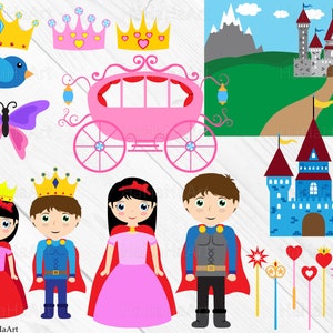 Princess - Clipart / Cutting Files Svg Png Jpg Dxf Eps Digital Graphic ...