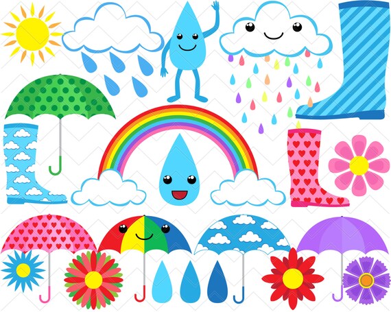 Funny Rain Digital Cutting Files Svg Png Eps Jpg Cuttable | Etsy