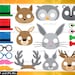 Forest Animals Props Clipart PDF JPG Digital Graphic Design - Etsy