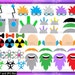 Crazy Scientist Props Clipart PDF JPG Digital Graphic Design Commercial ...