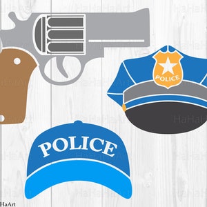 Fun Police Monogram Digital Cutting Files Svg Png Eps Jpg Dxf Graphic ...