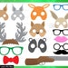 Woodland Animals Props V2 - Clipart PDF JPG Digital Graphic Design ...
