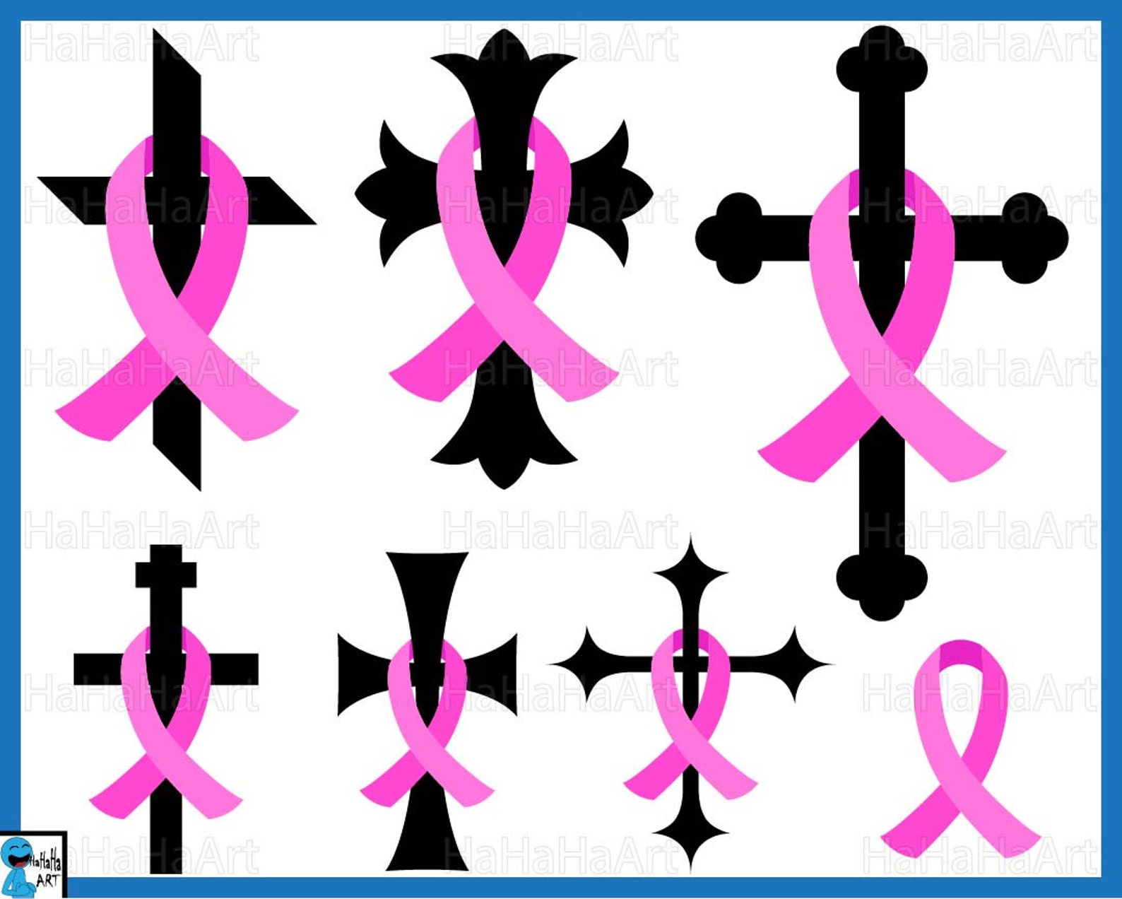 Awareness Cross Ribbon V1 Cutting Files / Clipart Svg Png - Etsy