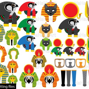 Egypt and Gods - Cutting Files SVG JPG Digital Graphic Design Instant ...