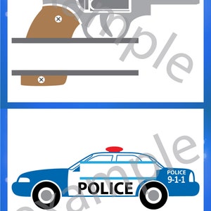 Split Fun Police Monogram Digital Cutting Files Svg Png Eps - Etsy