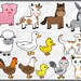 Farm Animals - Clipart / Cutting Files Svg Png Jpg Dxf Digital Graphic ...