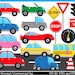 Cute Cars - Set Clipart - Digital Clip Art Graphics, Personal ...