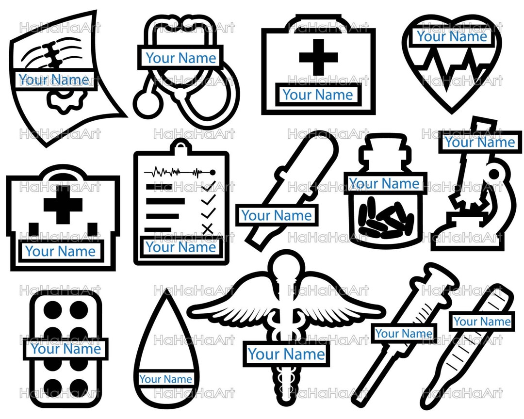 Split Doctor Monogram Outline Black Cutting Files Svg Png Jpg Eps Dxf ...