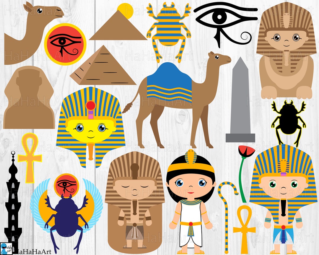 Ancient Egypt - Clip Art / Cutting Files Svg Eps Dxf Png Jpg Digital ...